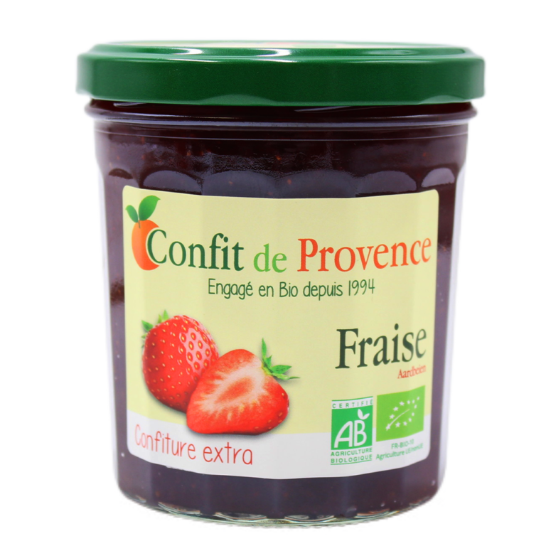 Fraise - Confiture Bio Extra 370g - Confit de Provence
