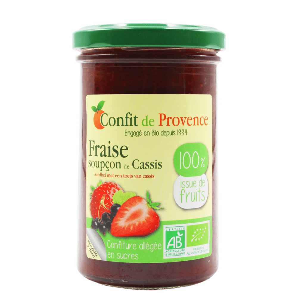 Fraise soupçon de Cassis - Préparation 100% issue de fruits - Confit de ...