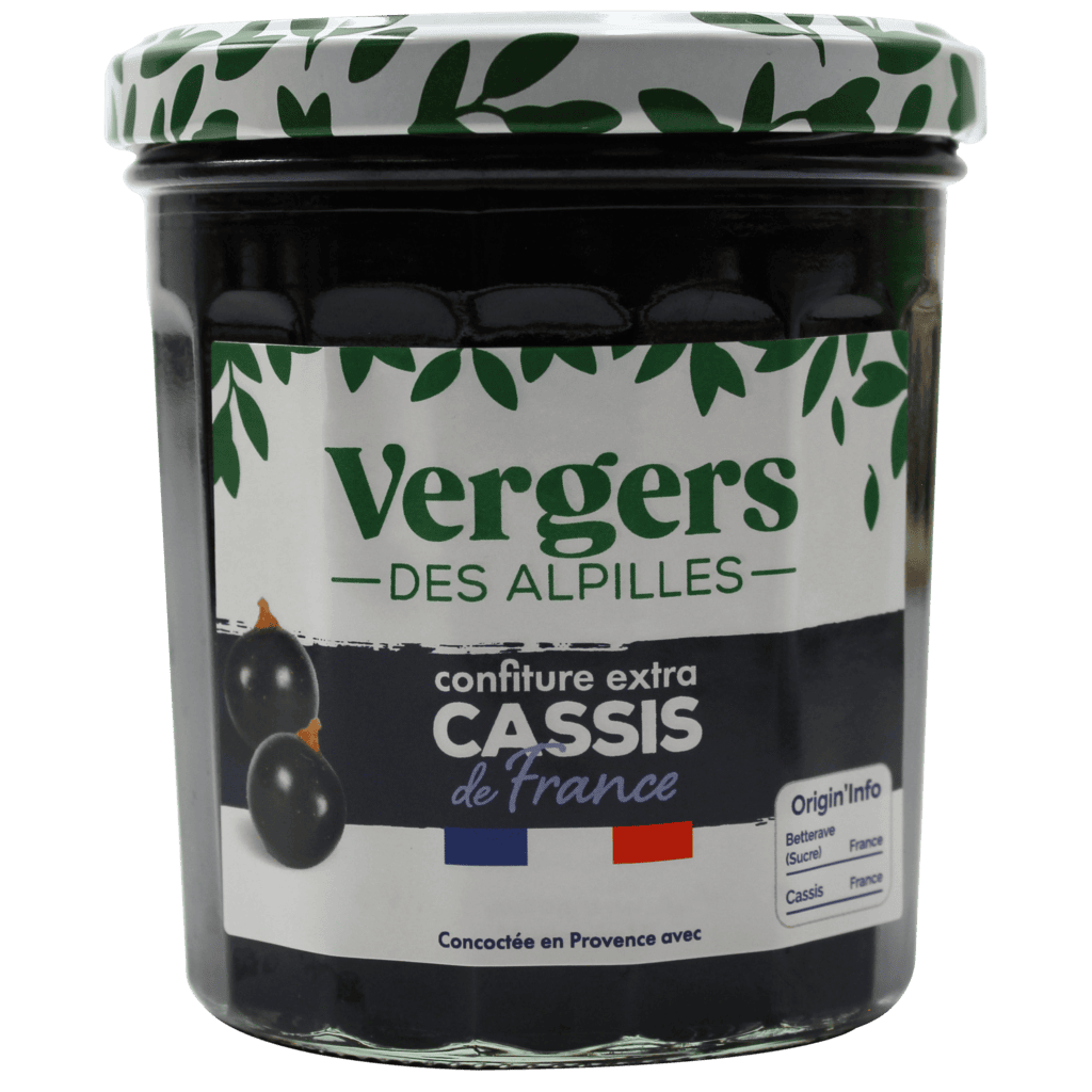 Blackcurrant from France - Extra Jam 370 g - Confit de Provence